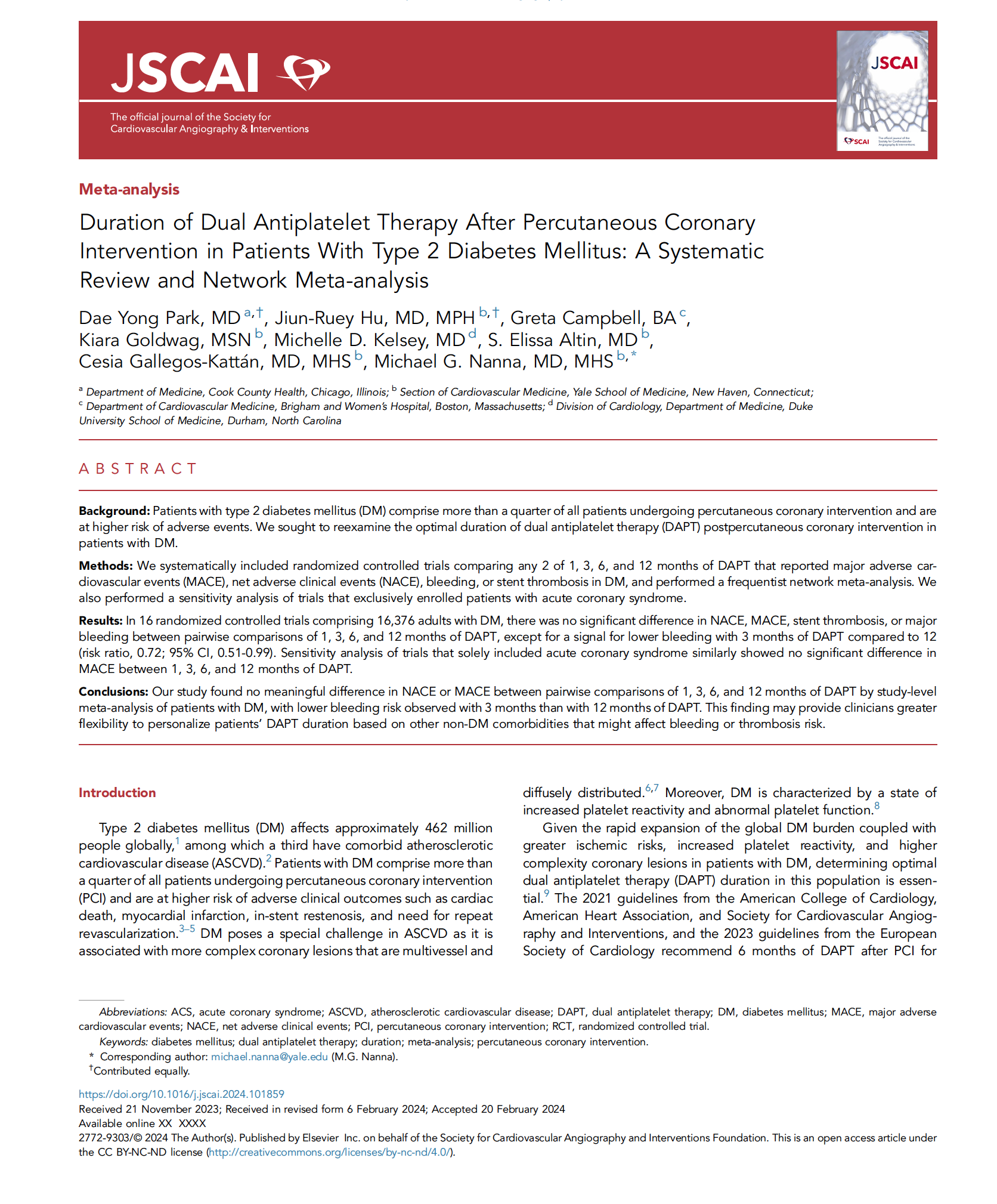 Current Cardiology Reports – Ruey Hu, MD, MPH